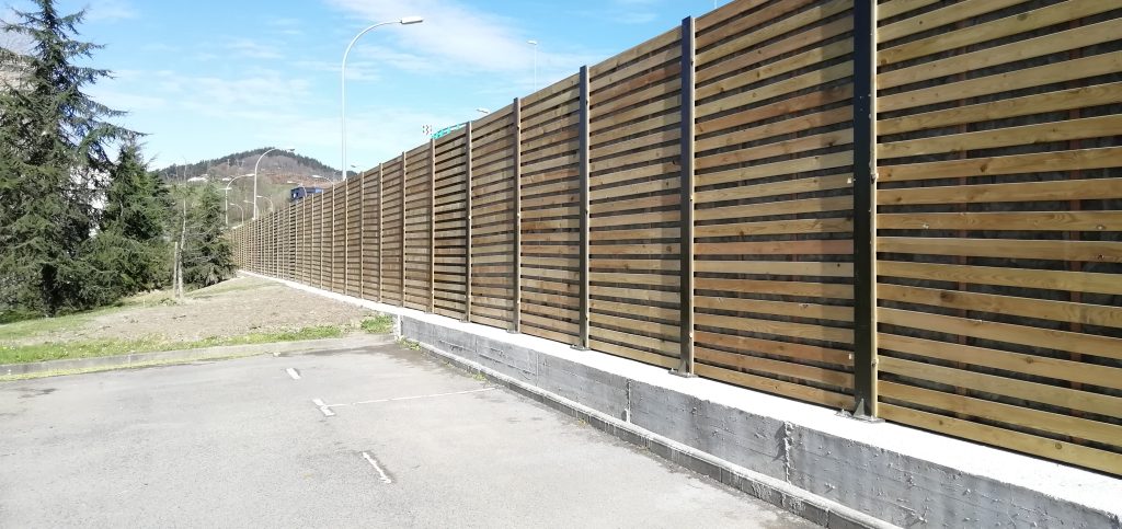 Wooden acoustic barriers - Panacor